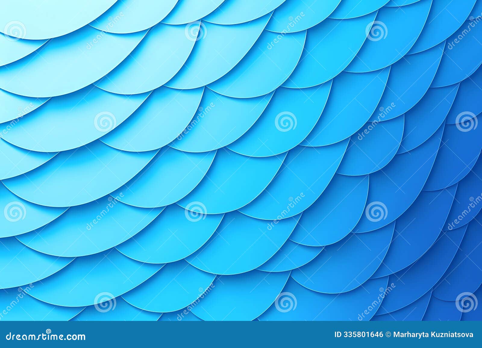 Blue Scales Pattern Abstract Background. Wallpaper, Backdrop. 3D Render ...