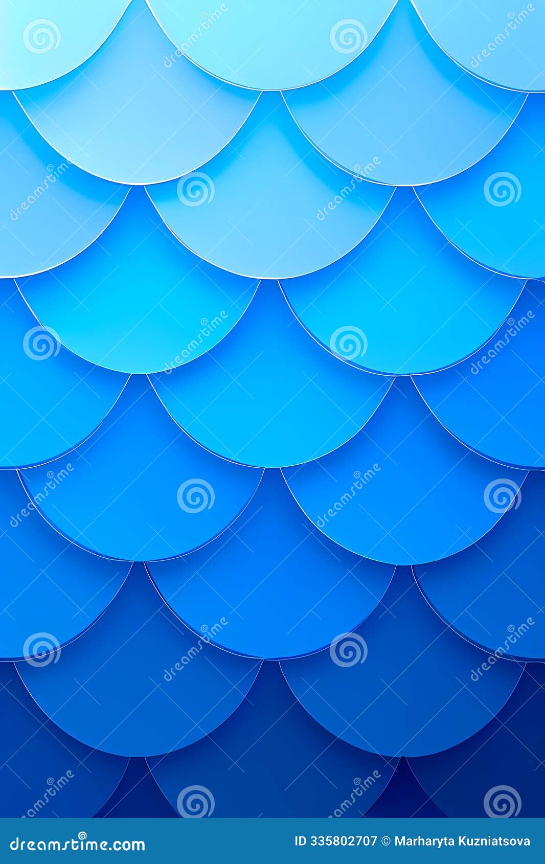 Blue Scales Pattern Abstract Background. Wallpaper, Backdrop. 3D Render ...