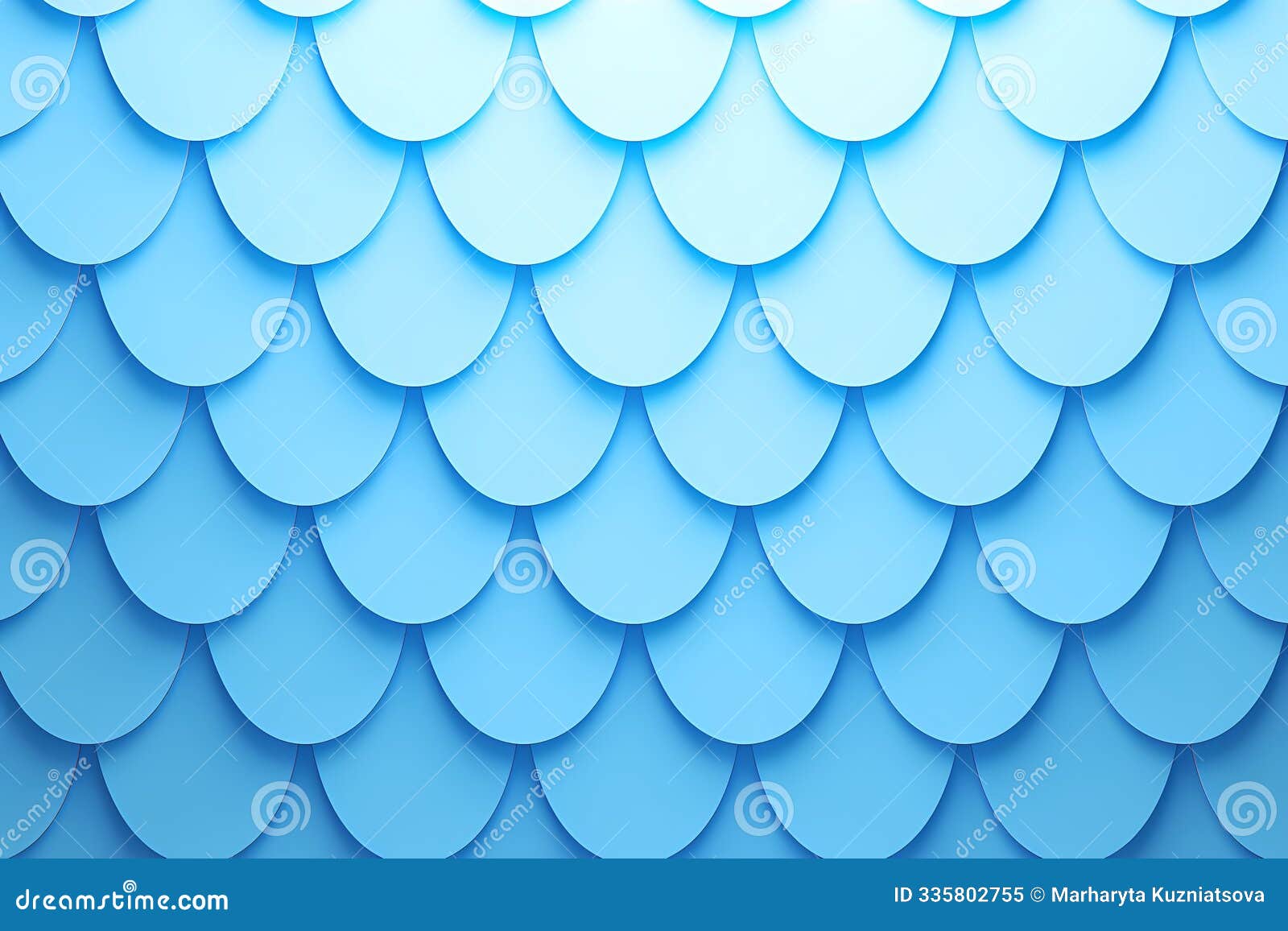 Blue Scales Pattern Abstract Background. Wallpaper, Backdrop. 3D Render ...