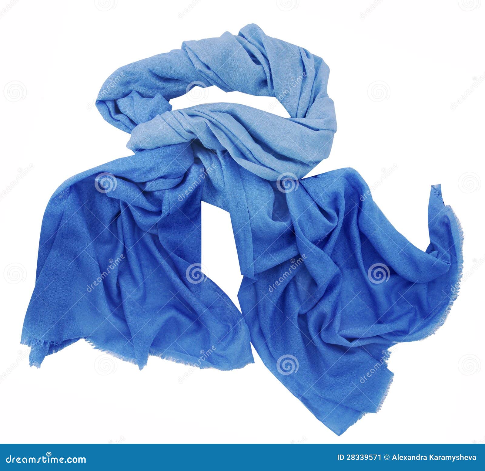 Blue scarf stock image. Image of clothing, neckerchief - 28339571