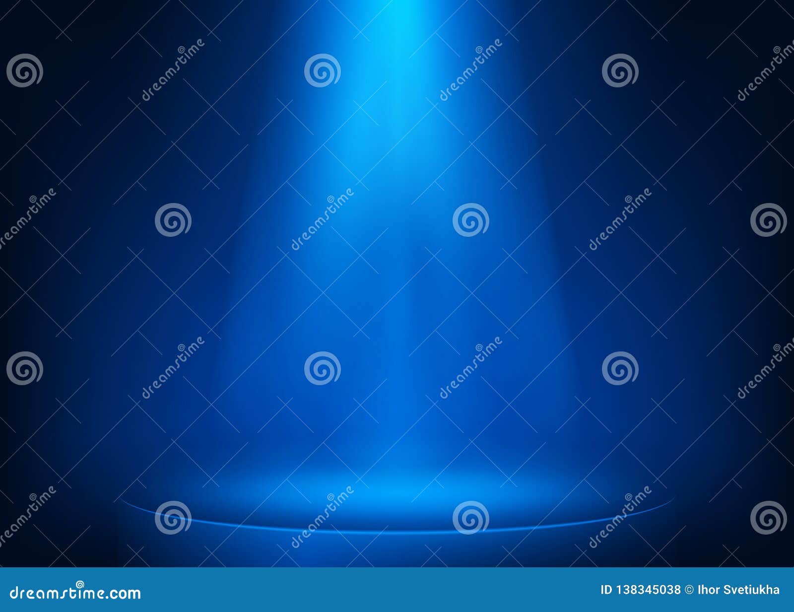 Scene Illuminated Spotlight. Cinema Spotlight Glow Effect Background ...