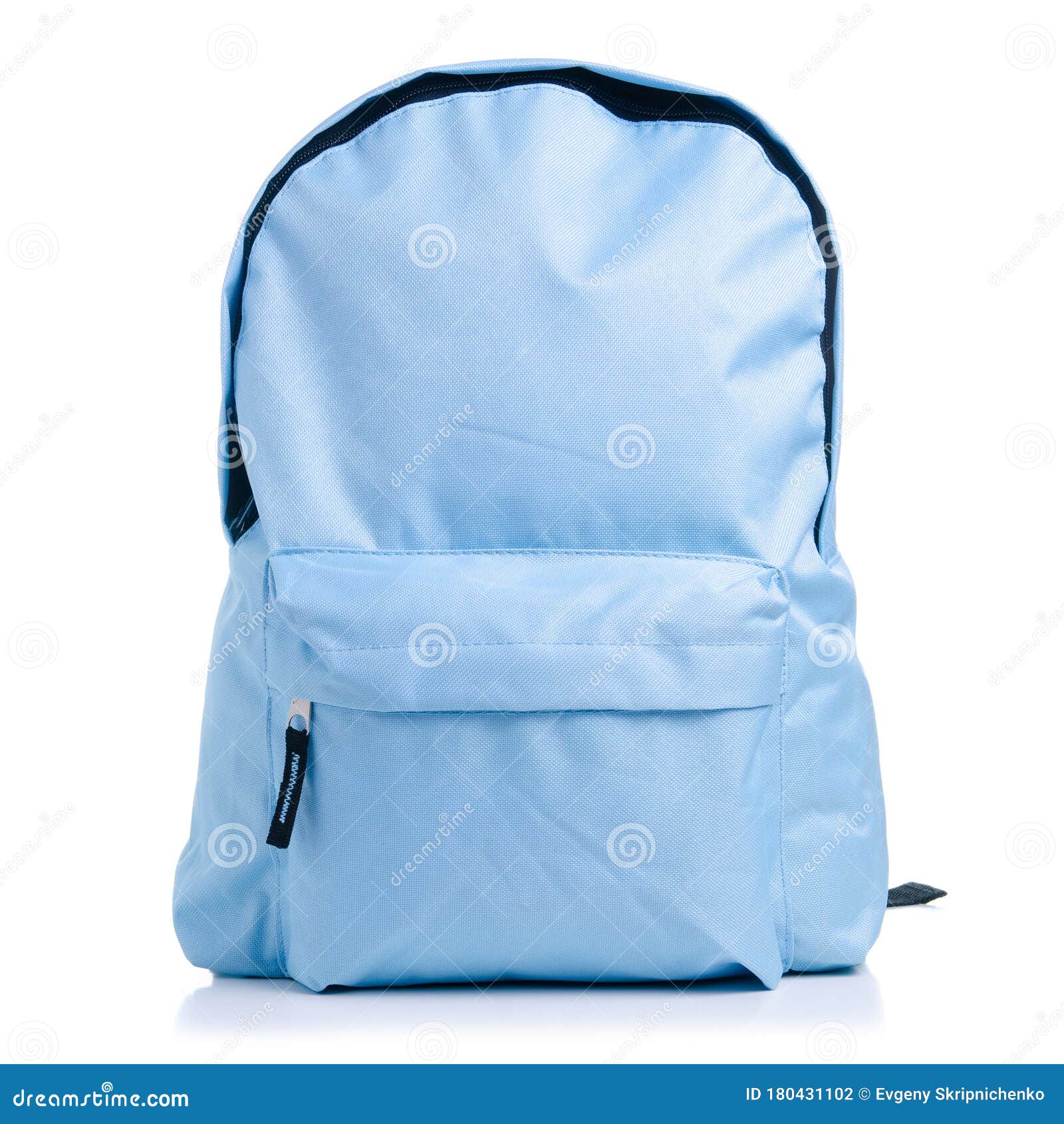 Blue school backpack stock photo. Image of pack, luggage - 180431102