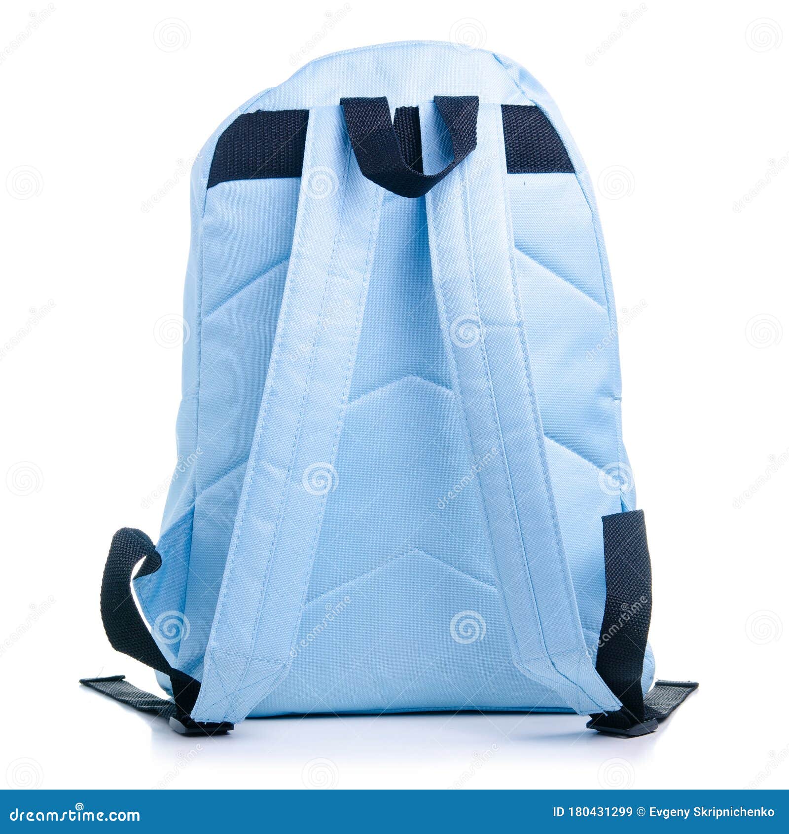 Blue school backpack stock image. Image of education - 180431299