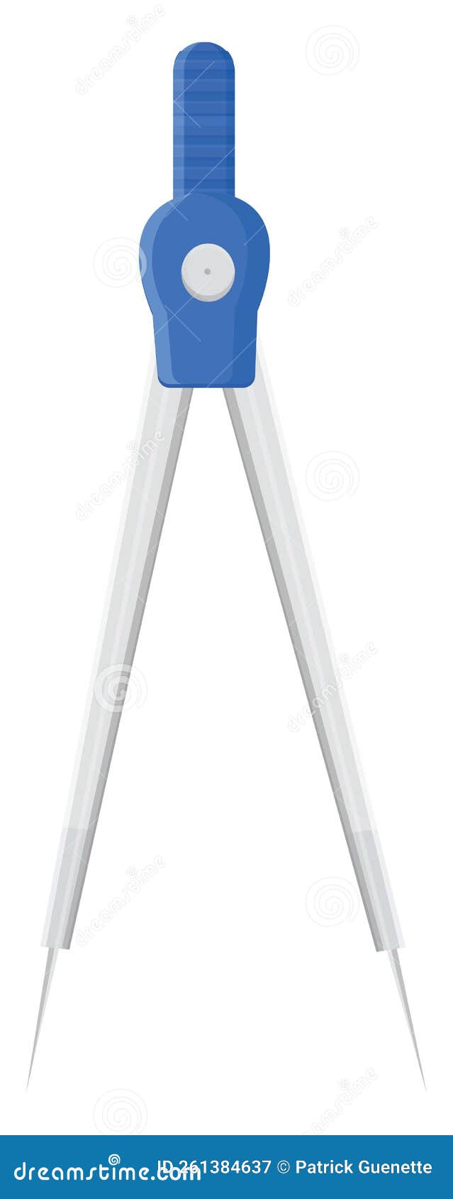 Blue school divider, icon stock vector. Illustration of graphic - 261384637