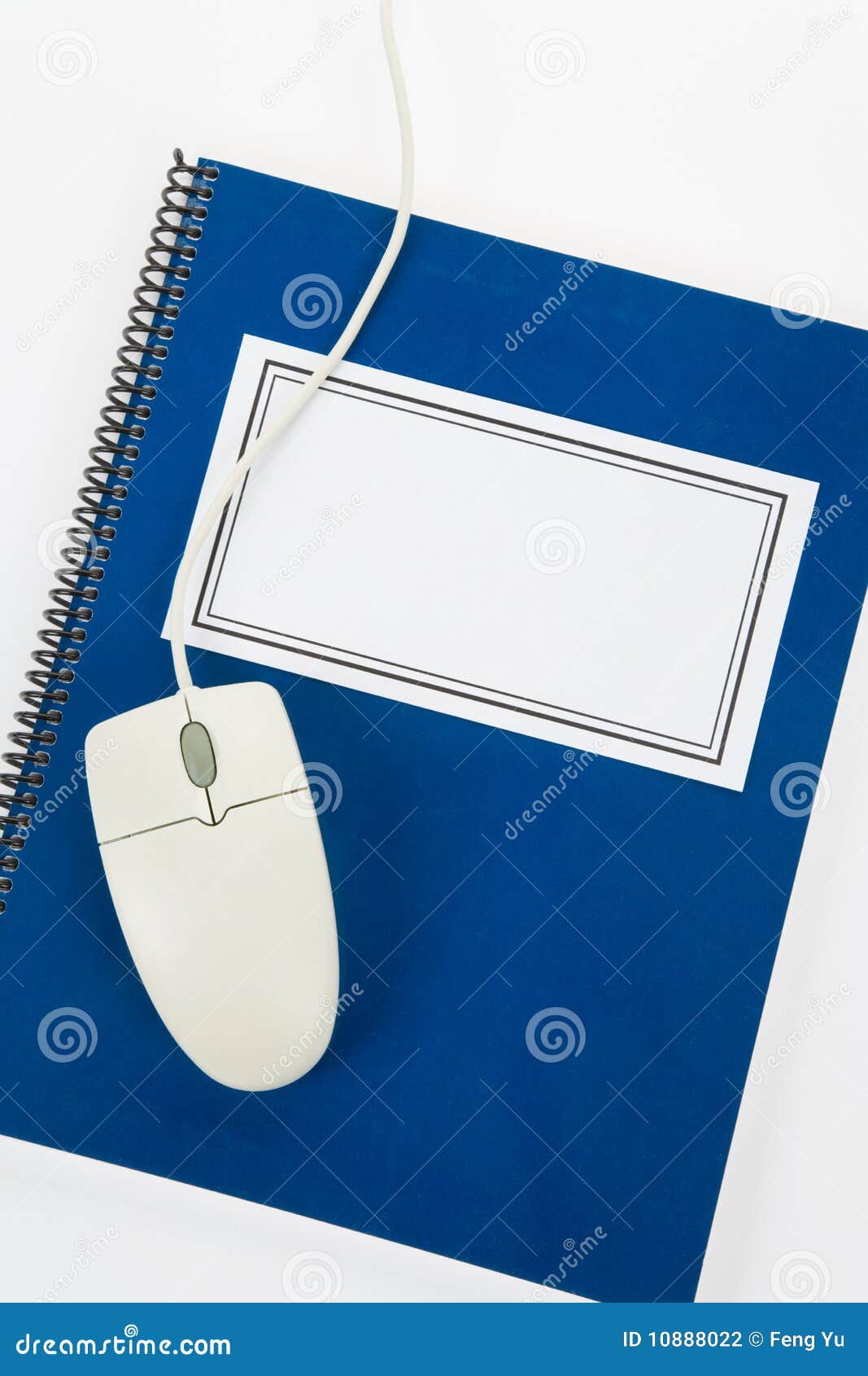 Blue School Textbook and Computer Mouse Stock Photo - Image of blue ...