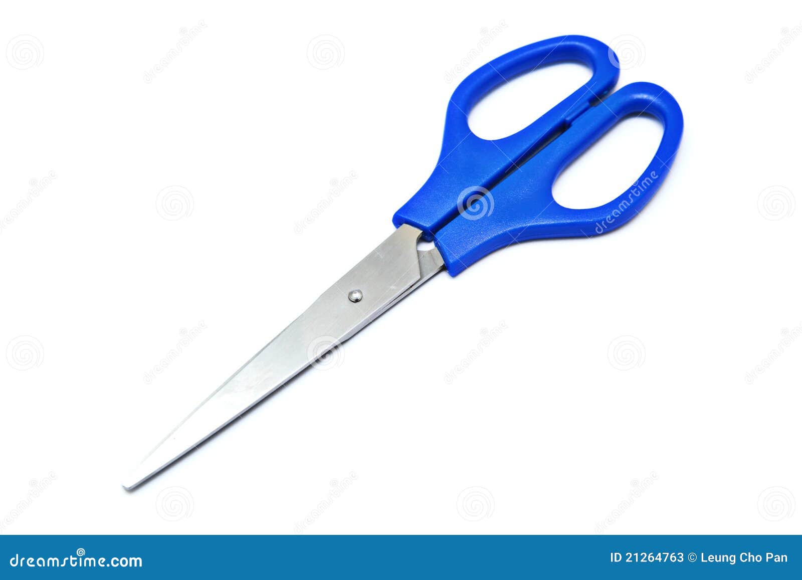Blue scissors stock image. Image of blue, clippers, shear - 21264763