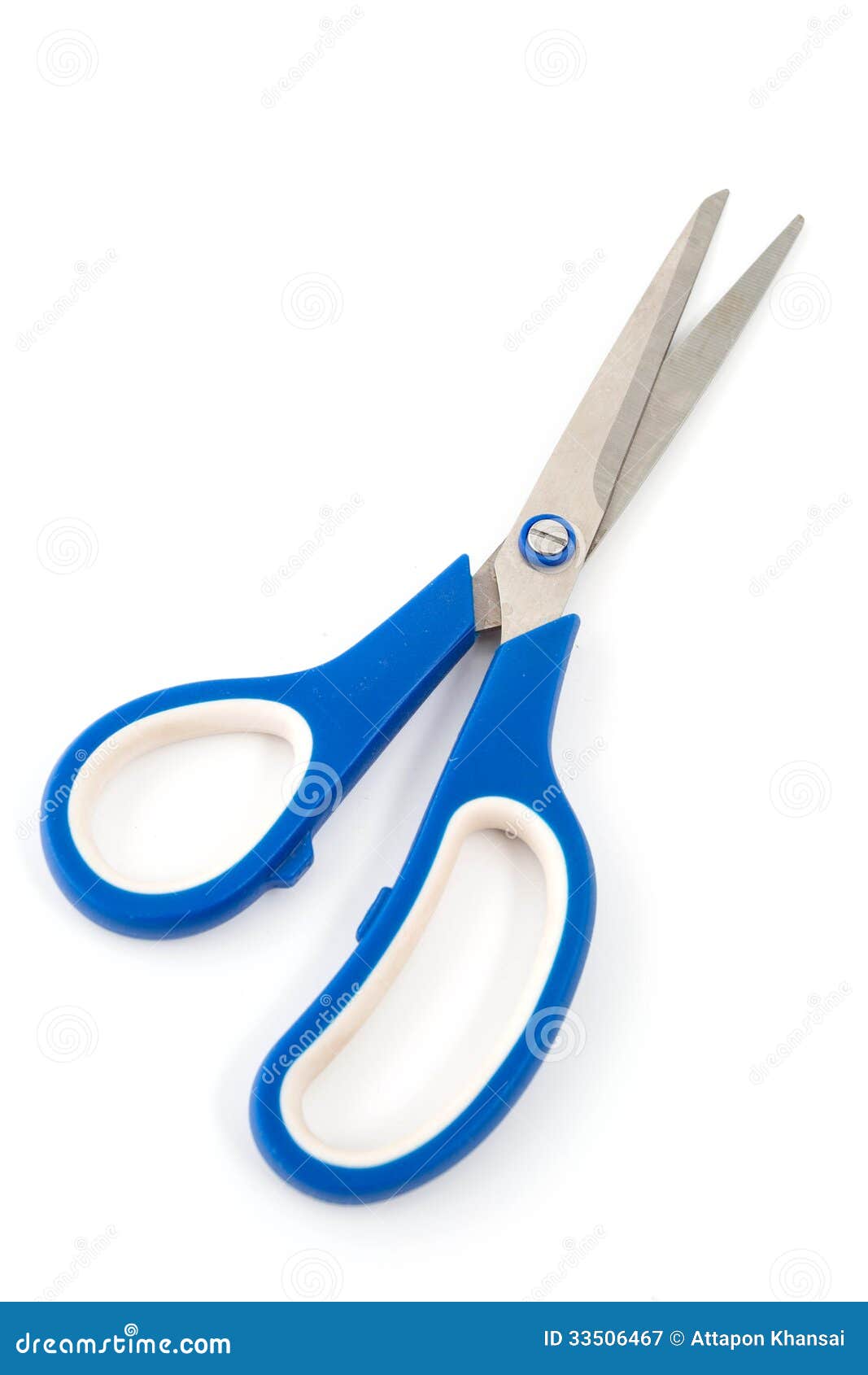 Blue scissors stock image. Image of close, objects, isolate - 33506467
