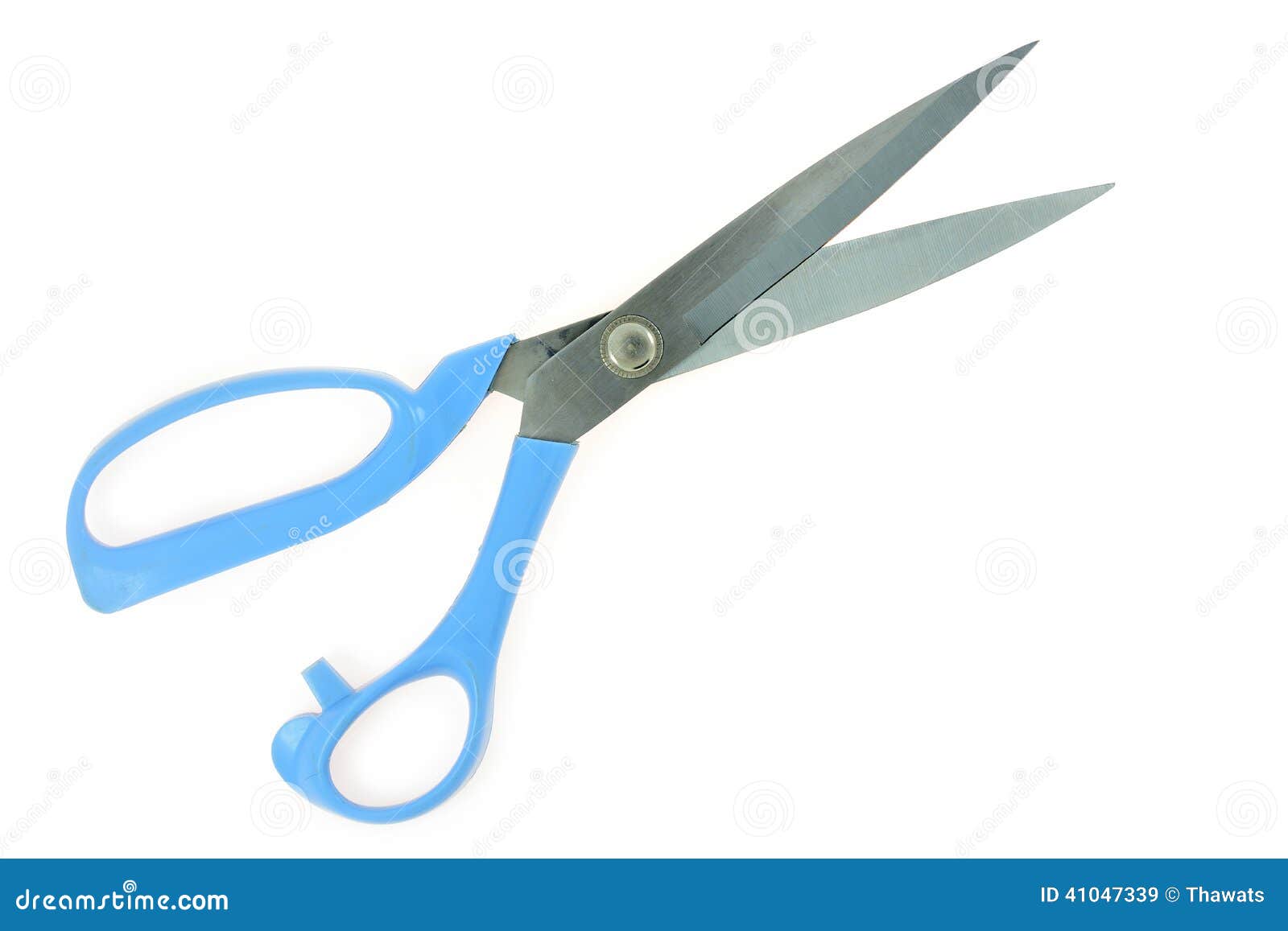 Blue scissors stock image. Image of close, clip, safety - 41047339