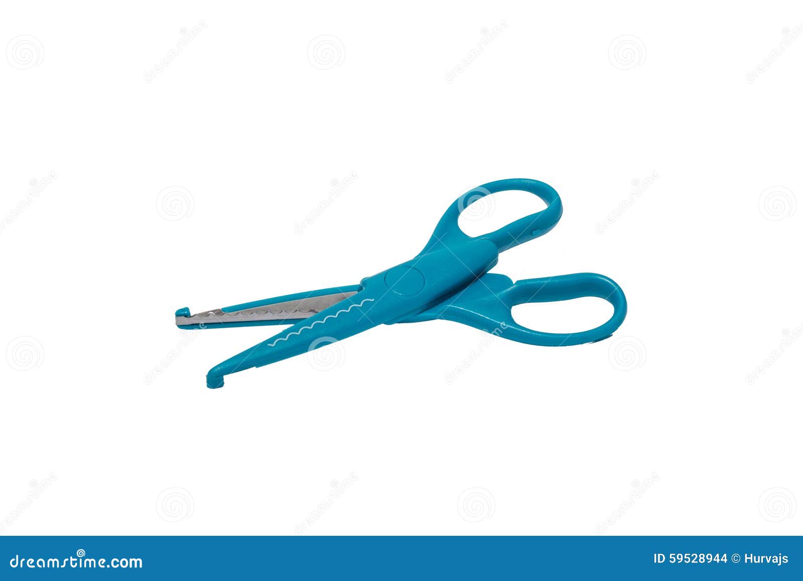 Blue Scissors on White Isolated Background Stock Photo - Image of color ...