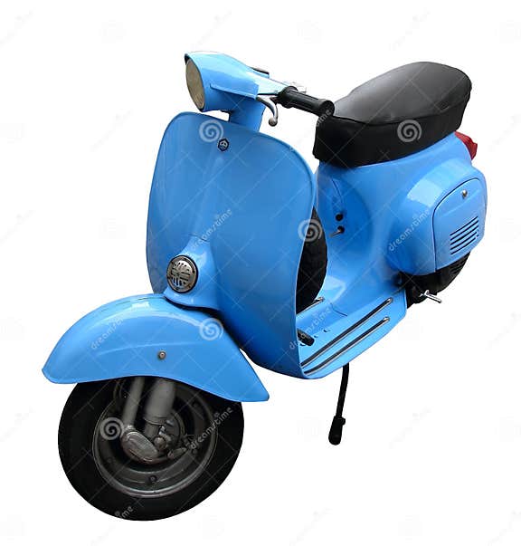 Blue Scooter stock photo. Image of ride, drive, byke, recognizable ...