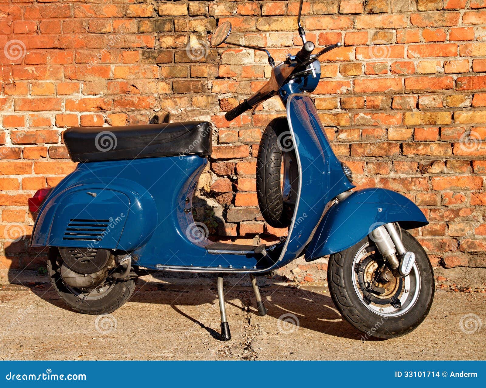 Blue scooter stock photo. Image of culture, classic, bike - 33101714