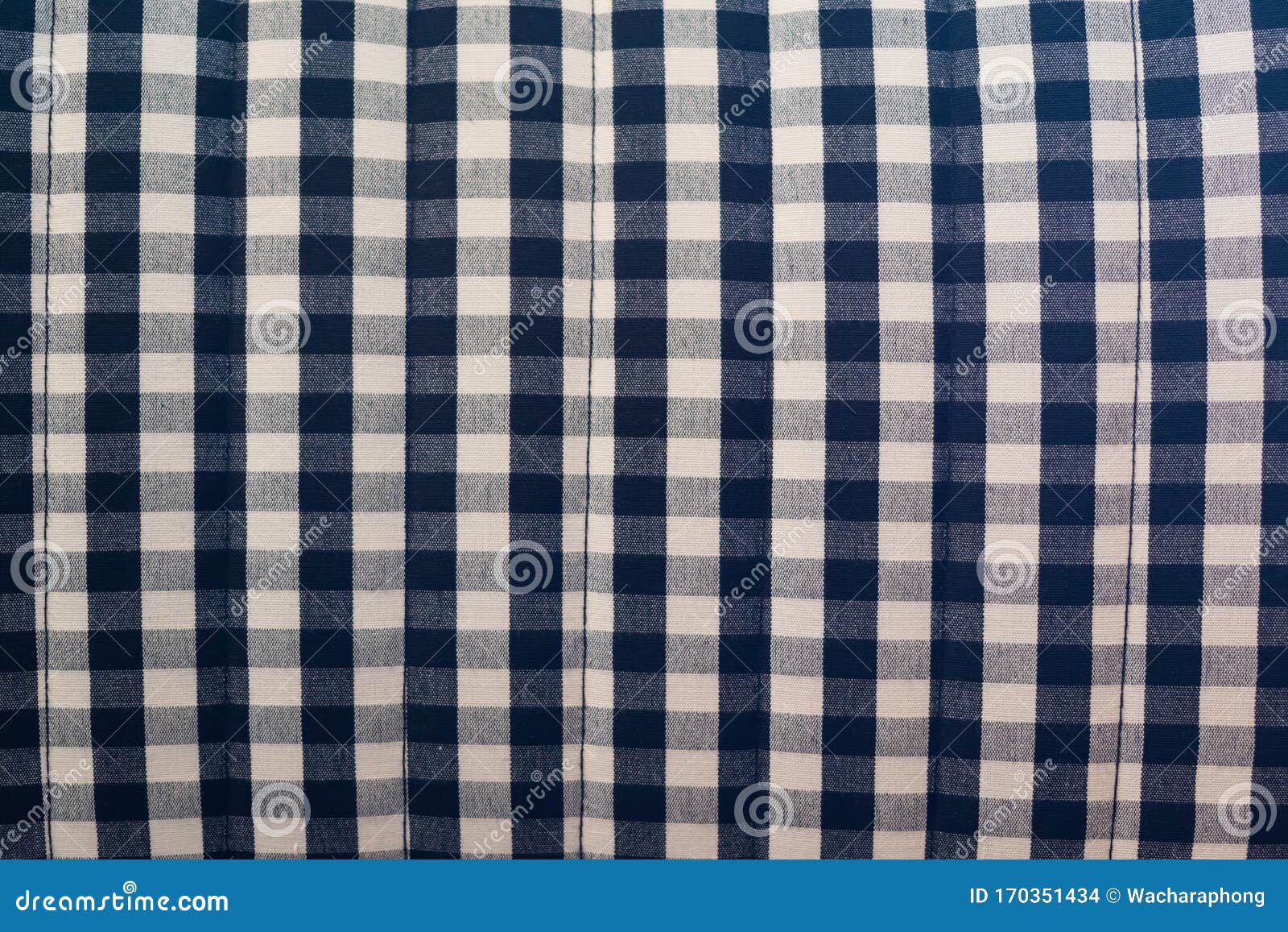 Blue Scottish Plaid Fabric stock photo. Image of picnic - 170351434