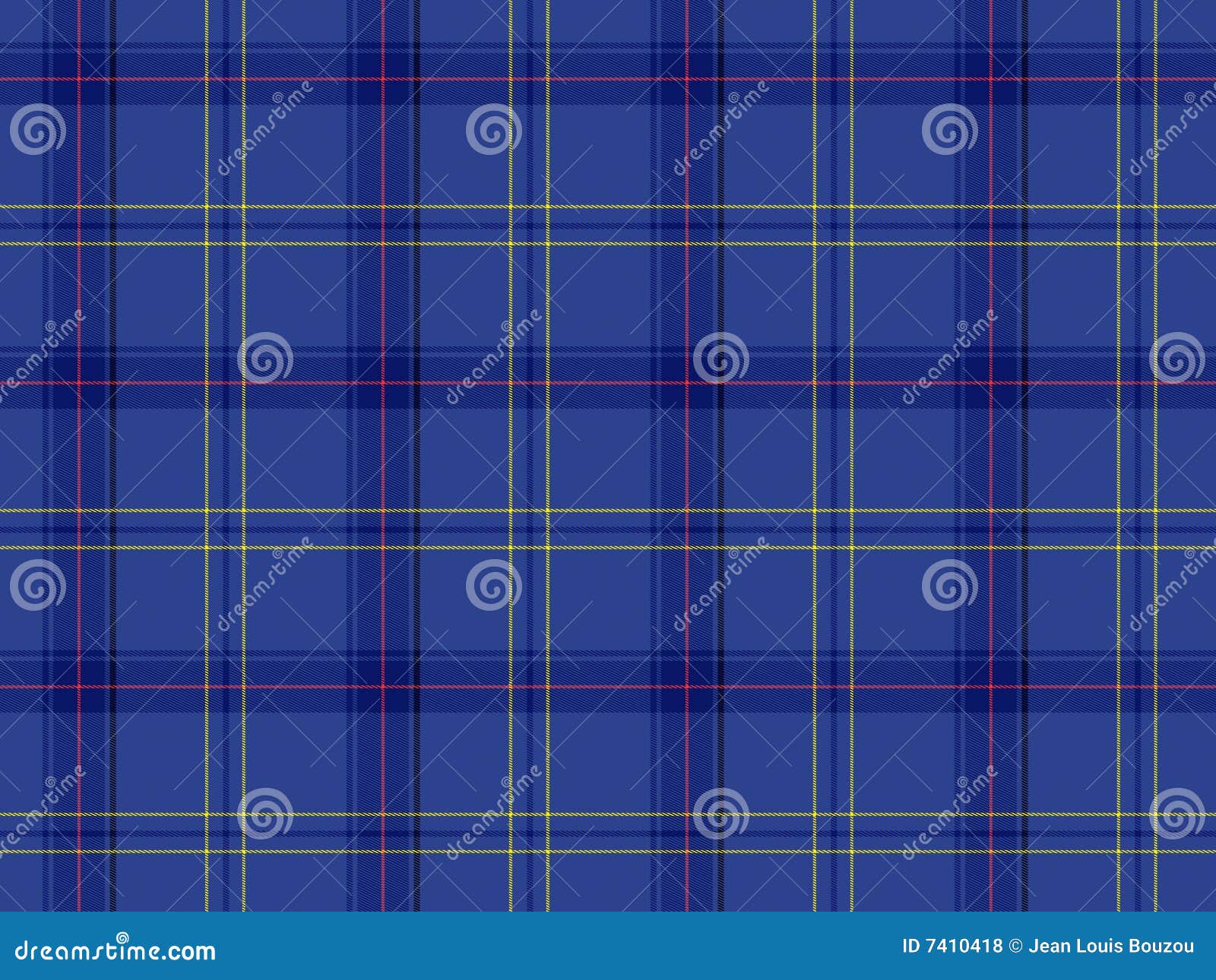 Blue Scottish tartan stock illustration. Illustration of line - 7410418