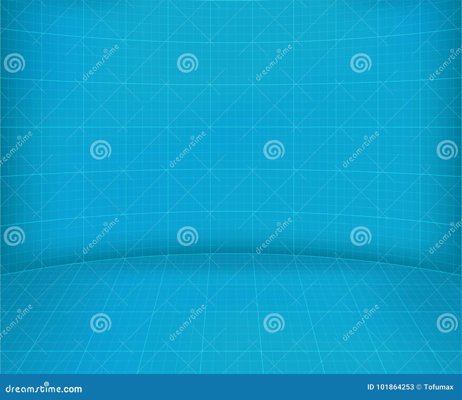 Blue Screen Background with Grid Line Stock Vector - Illustration of ...