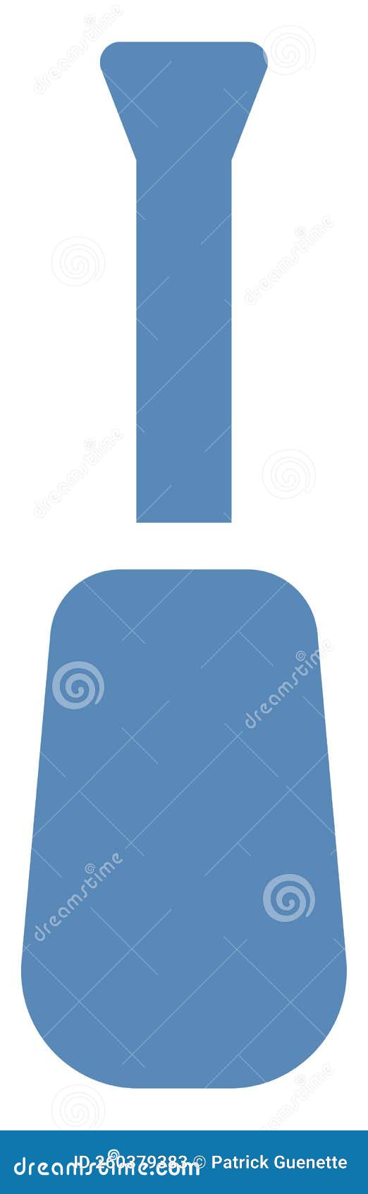 Blue screwdriver, icon stock vector. Illustration of graphic - 260379383