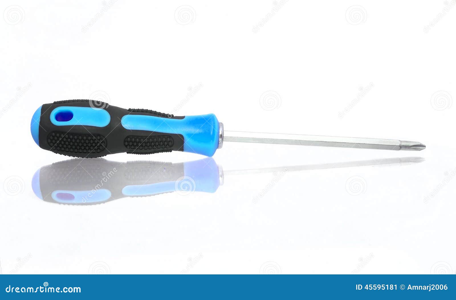 Blue Screwdriver stock image. Image of driver, blue, work - 45595181