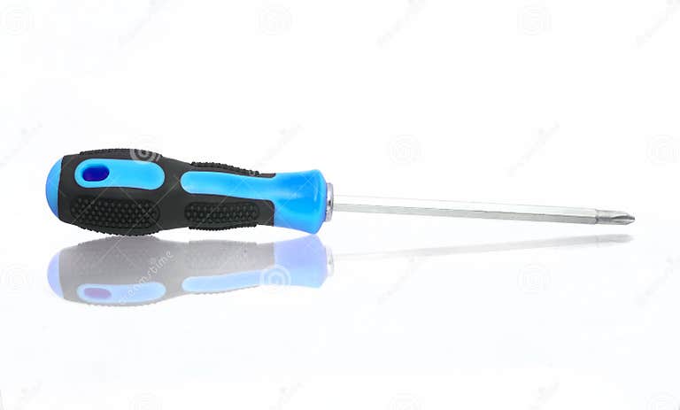 Blue Screwdriver stock image. Image of driver, blue, work - 45595181
