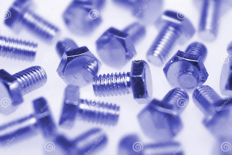 Blue screws stock image. Image of screws, wood, workbench - 386149