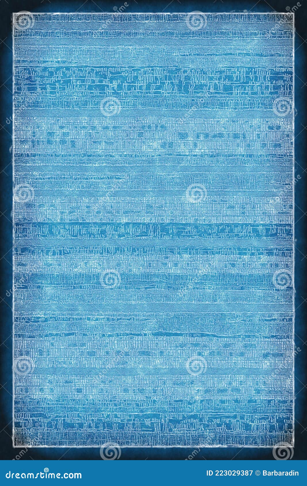 Blue Scribble Background with Frame Stock Illustration - Illustration ...