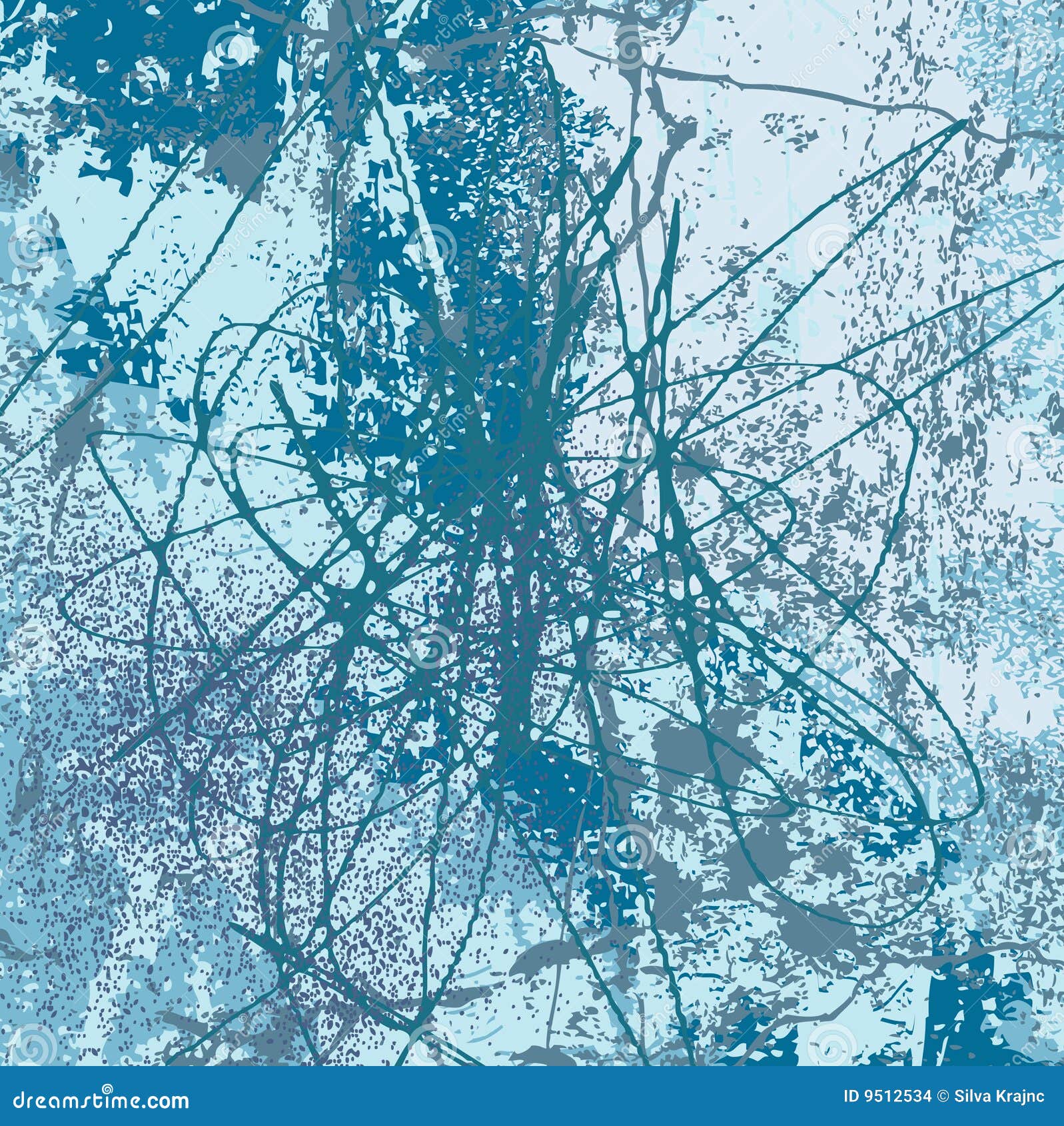 Blue Scribble Background Vector Stock Vector - Illustration of blue ...