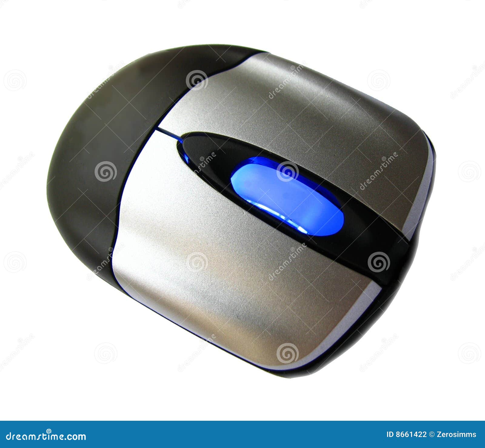 Blue Scroll Mouse stock photo. Image of wireless, design - 8661422