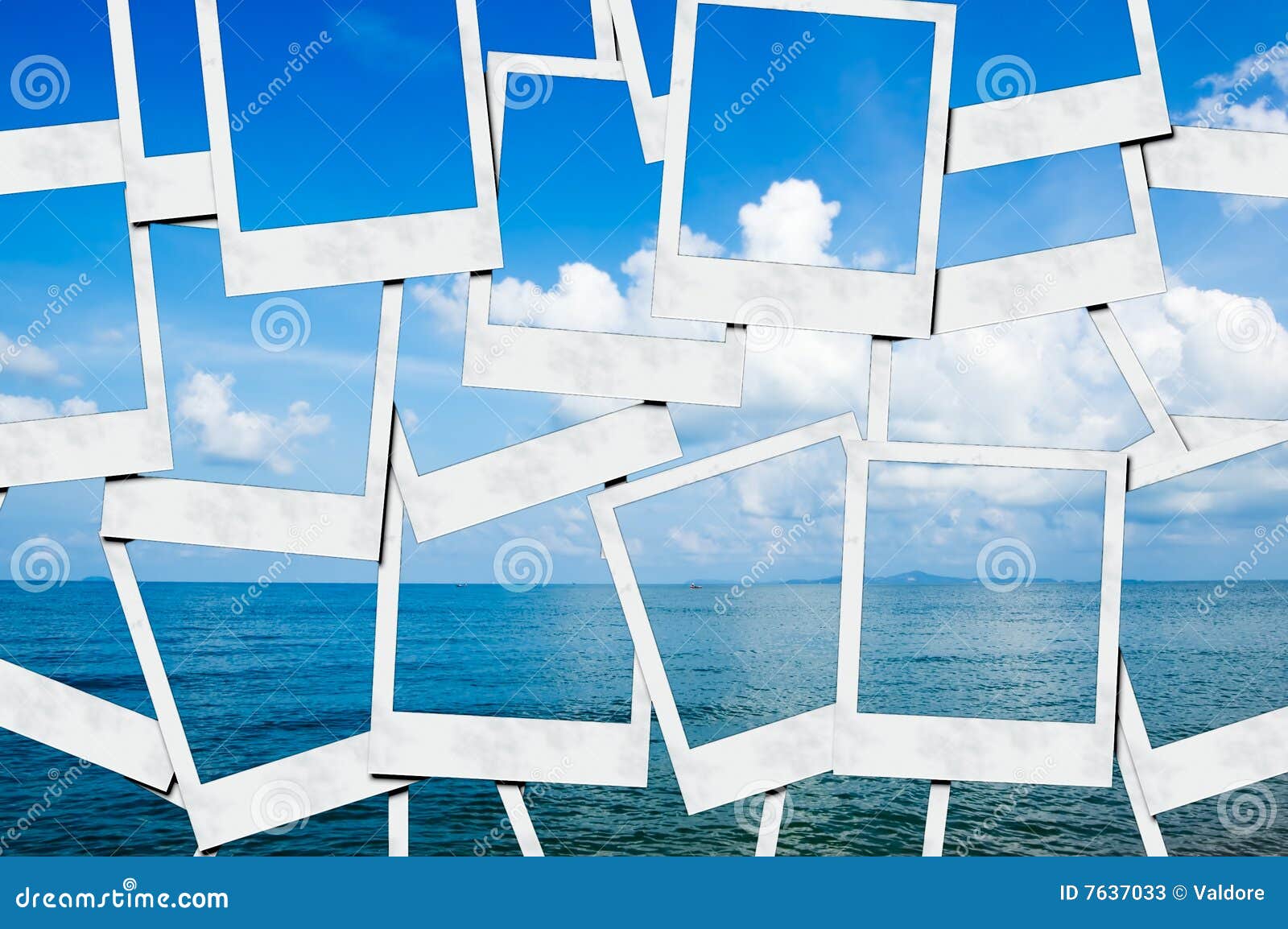 Blue Sea stock image. Image of clear, creative, frames - 7637033