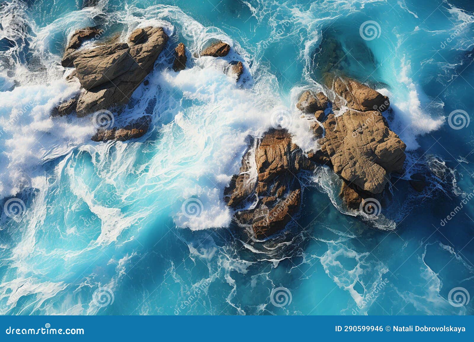 Blue Sea Background Ariel View Stock Photo - Image of cruise ...