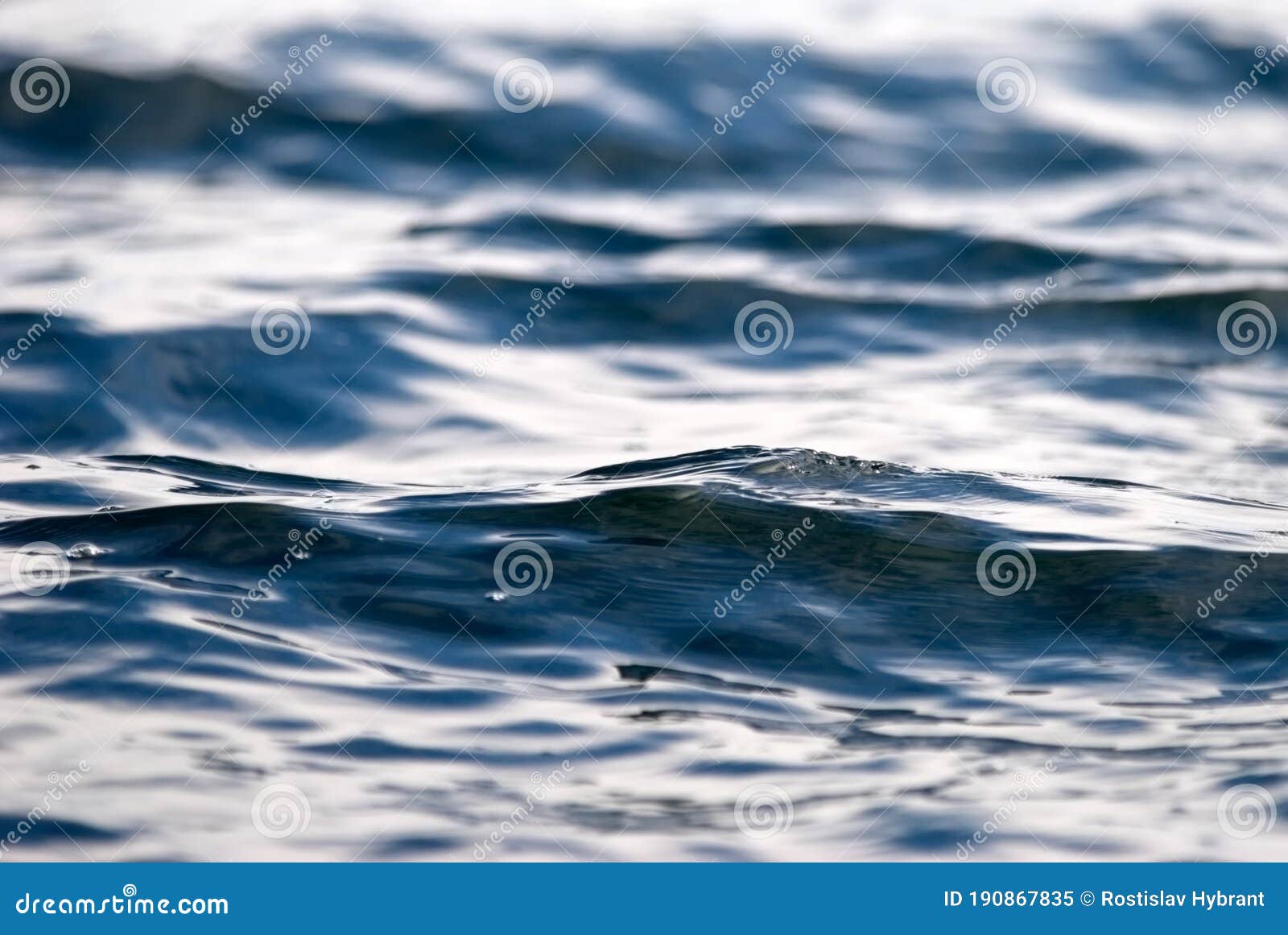 Sea level with small waves stock image. Image of nature - 190867835