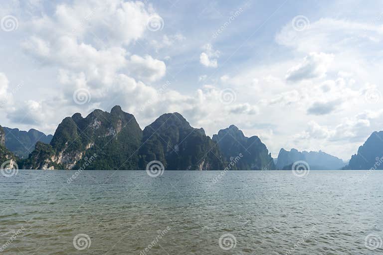 Mountian with Water Surface Background Texture Stock Photo - Image of ...