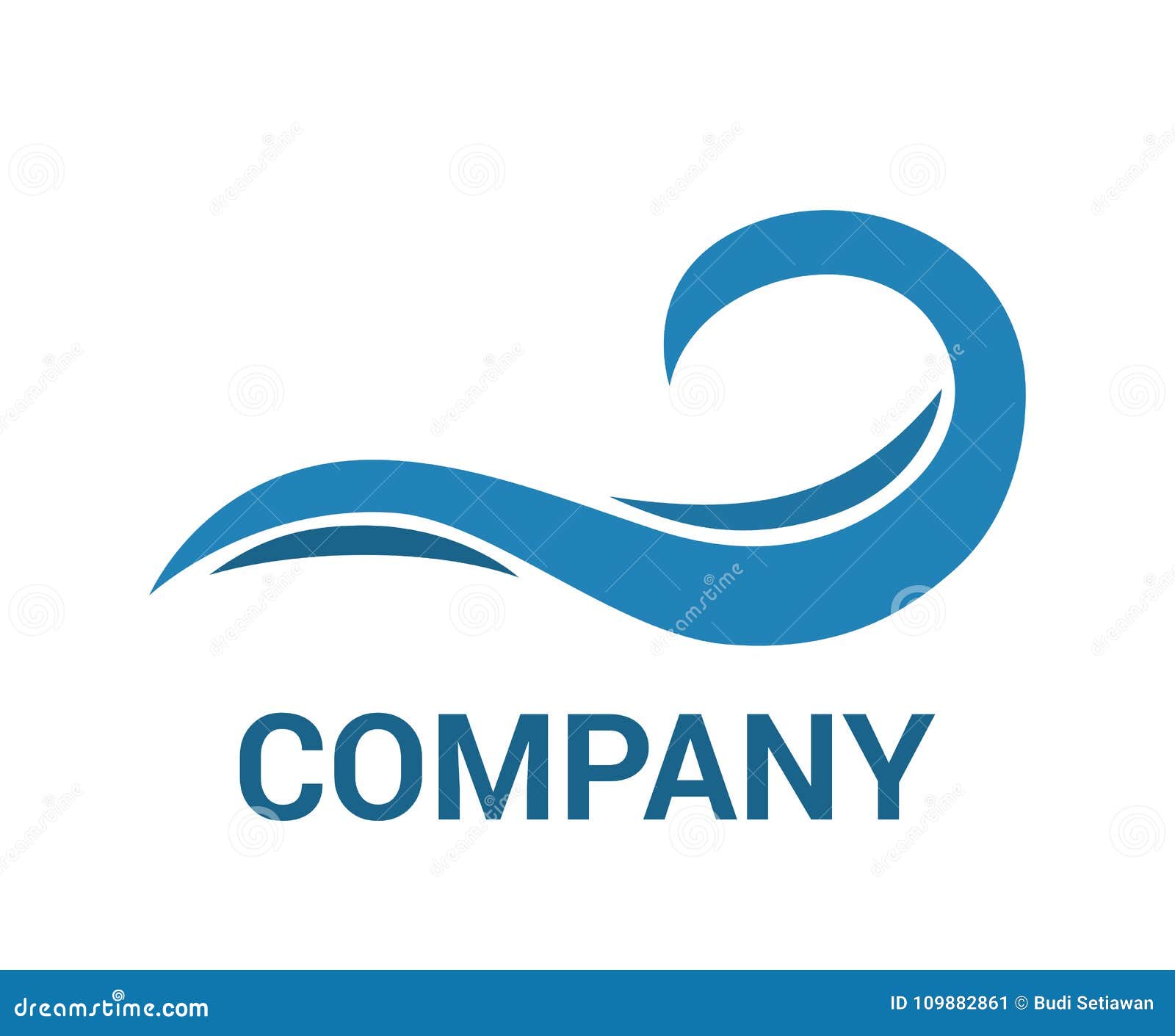 Wave logo design 2 stock vector. Illustration of liquid - 109882861