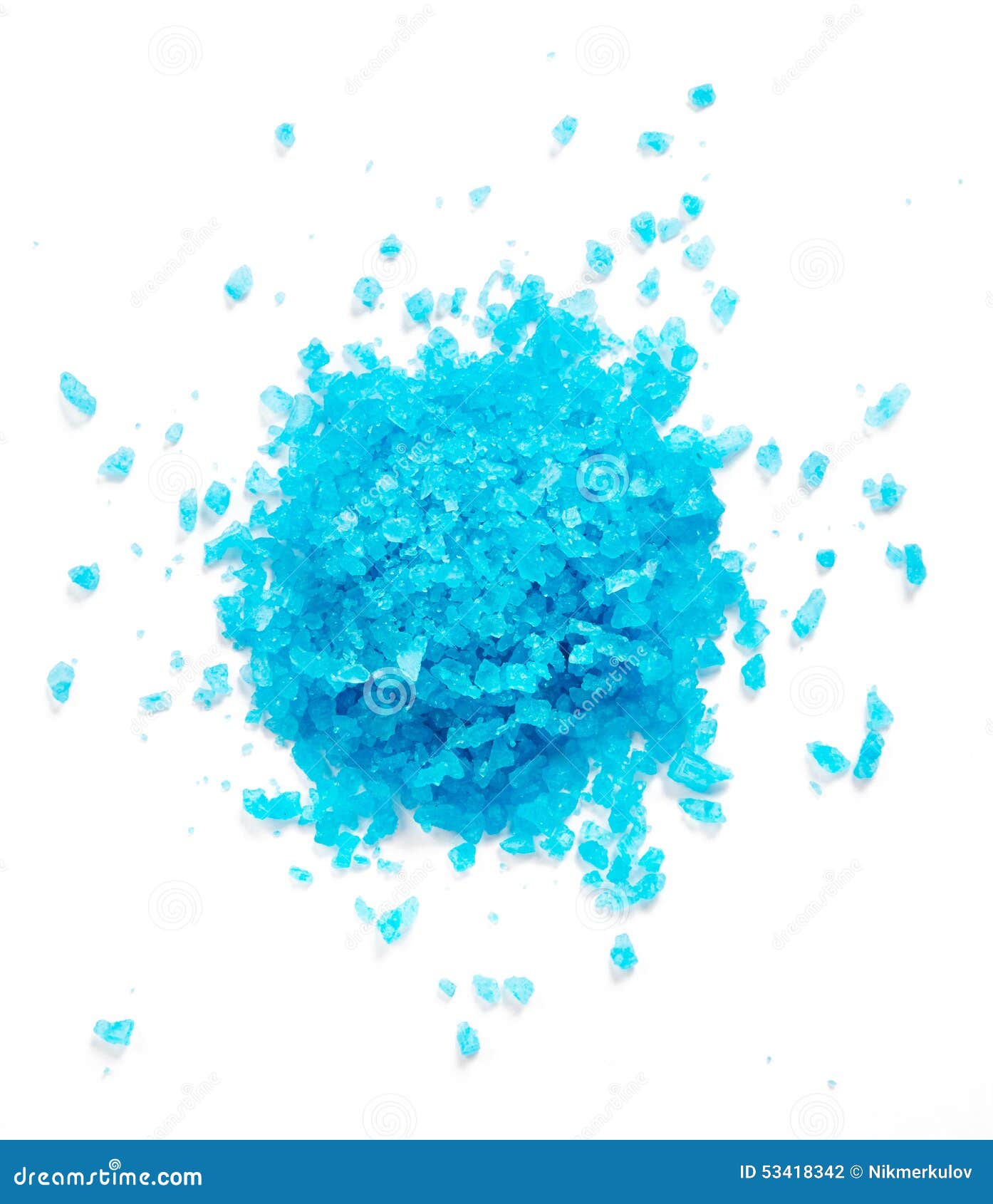 Blue sea salt stock photo. Image of healthy, beautiful - 53418342