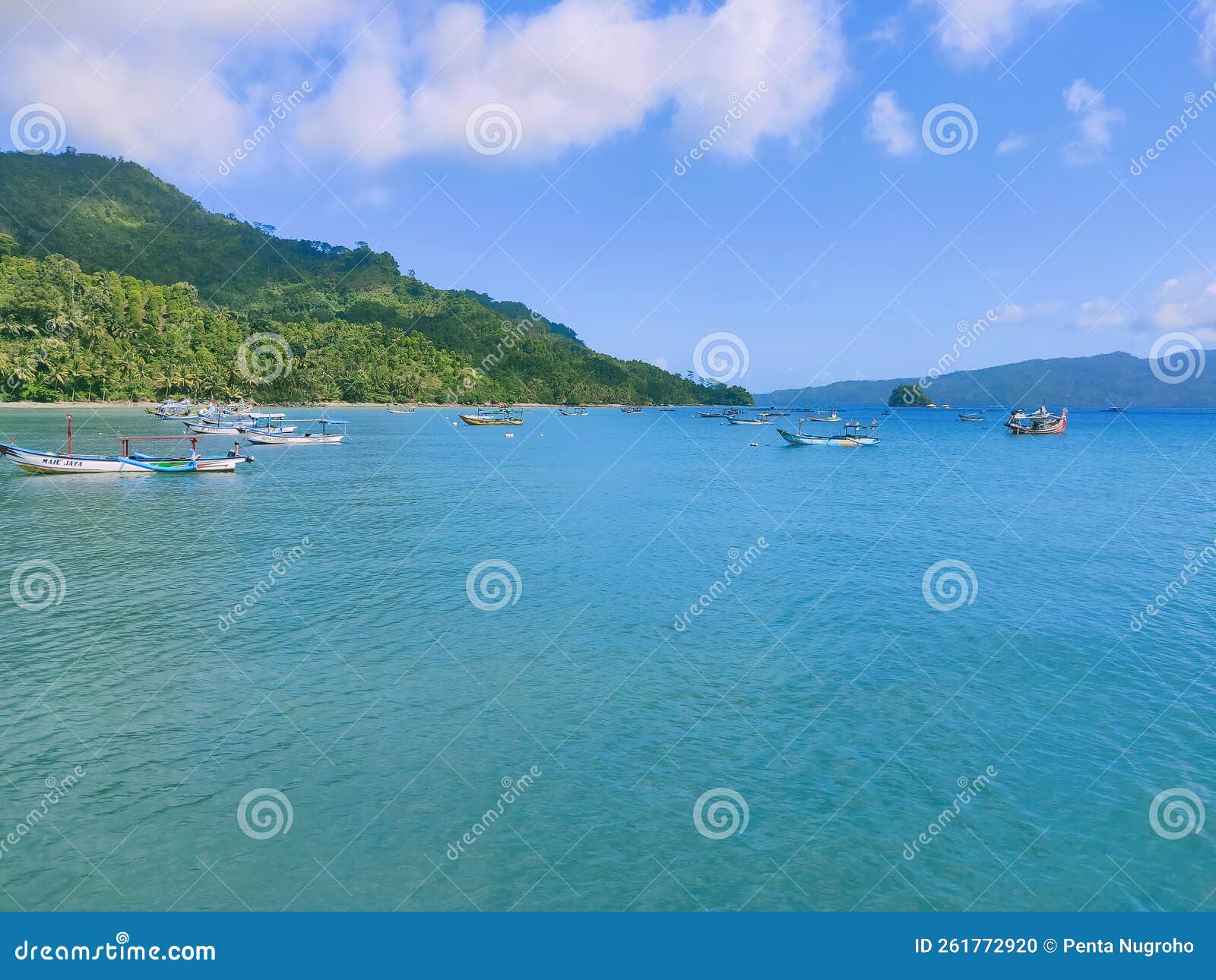 Blue Sea on a Scorching Hot Day Stock Photo - Image of scorching, blue ...
