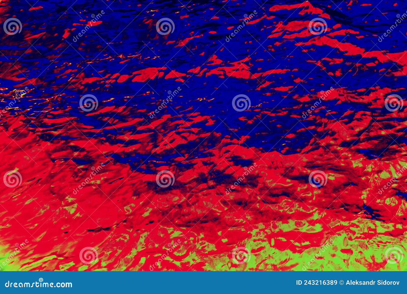 Blue Sea Water Background Texture, Modified Color Scheme Stock Image ...