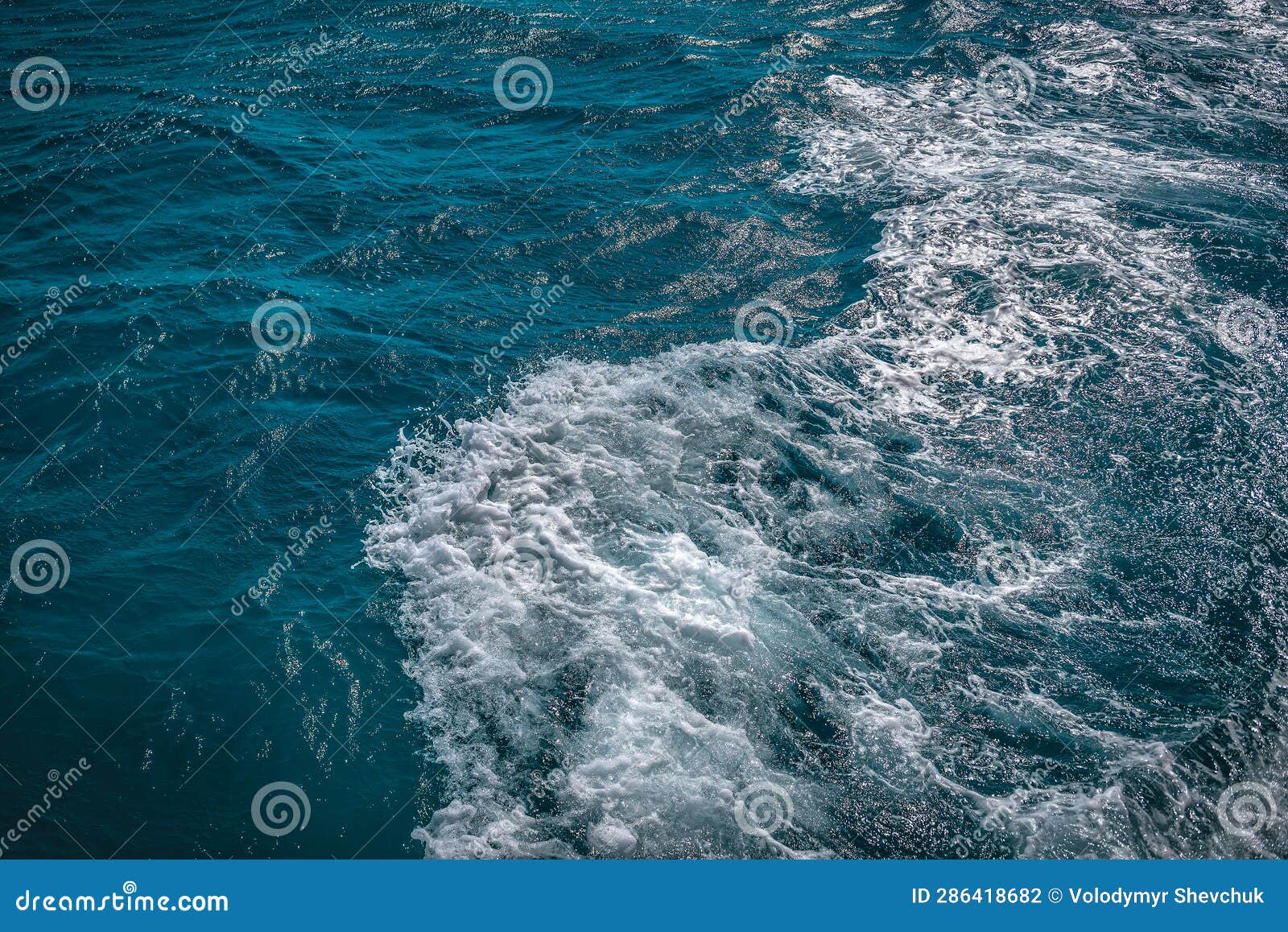 Blue Sea Water with Foam Texture Stock Photo - Image of ripple, wave ...