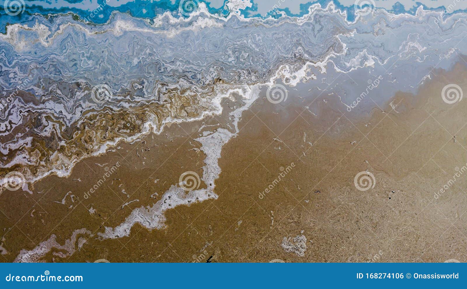 Blue Sea Water Waves Sand Abstract Background Stock Photo - Image of ...