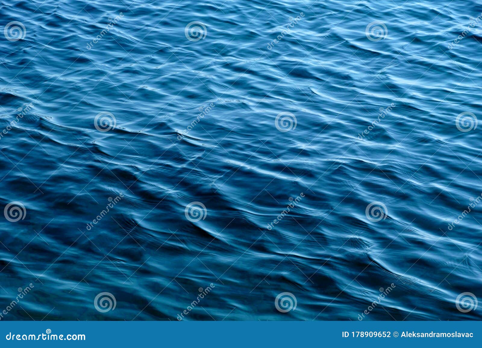 Blue Sea Water with Waves on the Surface Stock Photo - Image of canvass ...