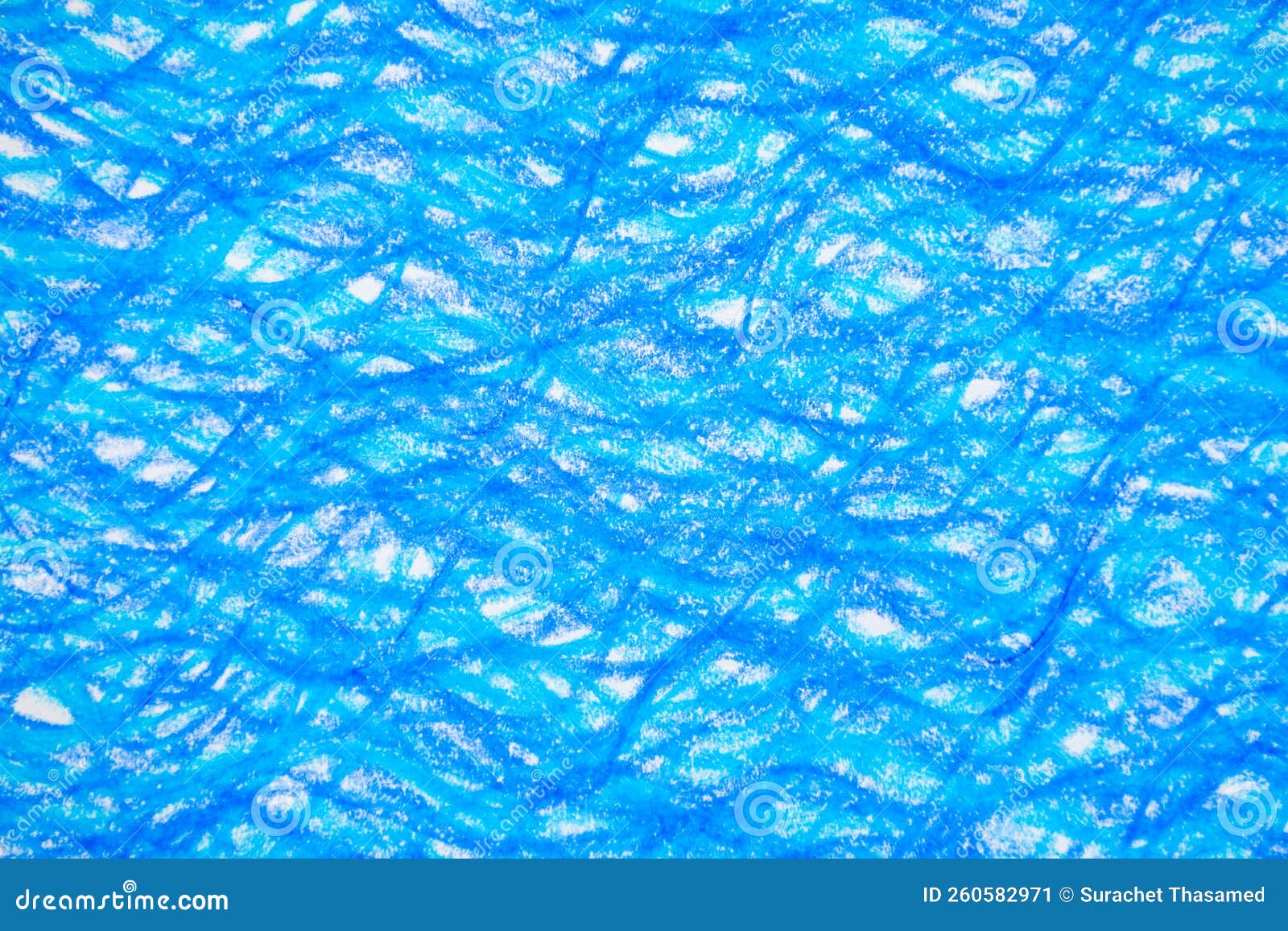 Blue Sea Wave Crayon Texture Background Stock Image - Image of crayon ...