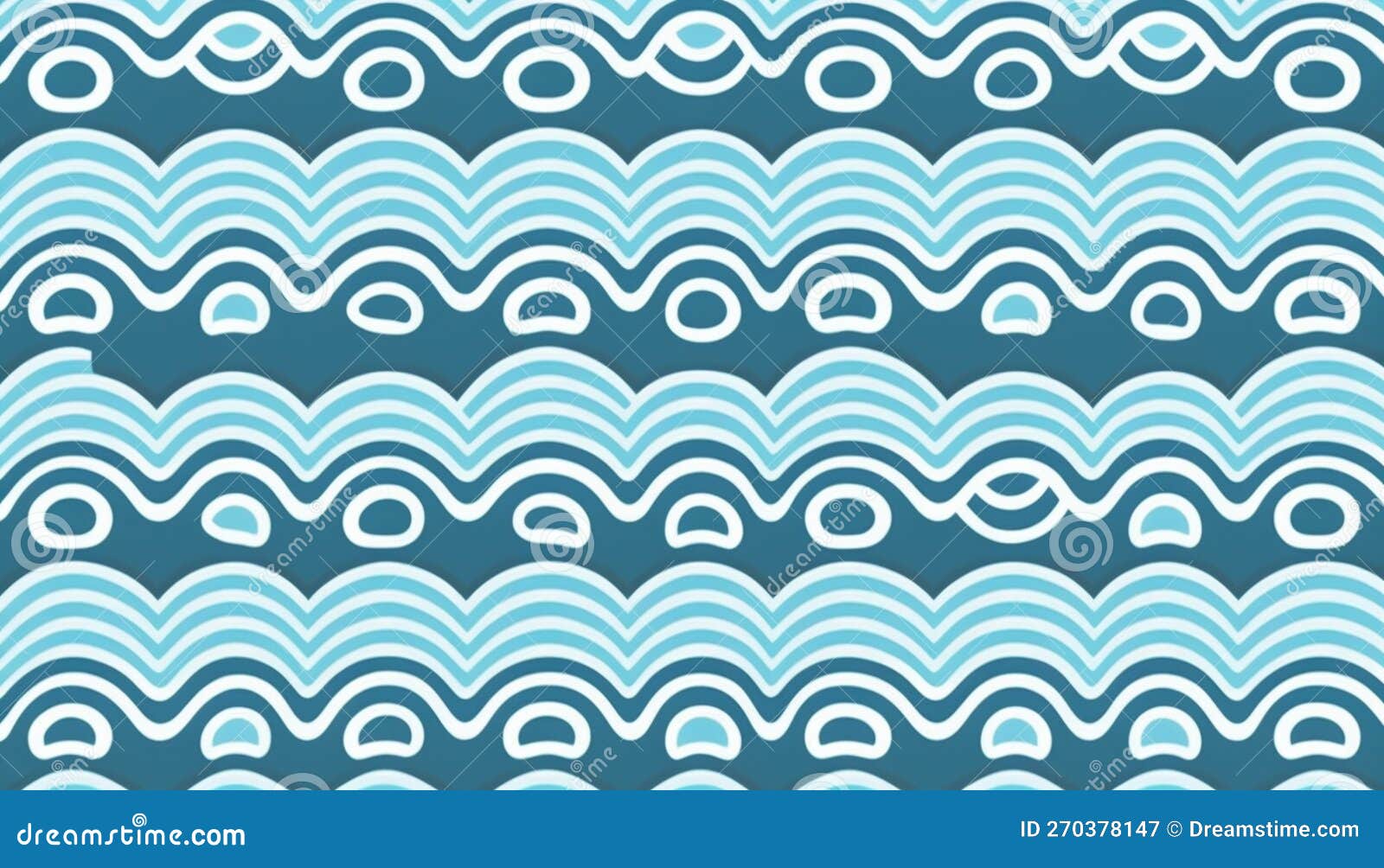 Blue Sea Waves Texture Background Generative AI Stock Illustration ...