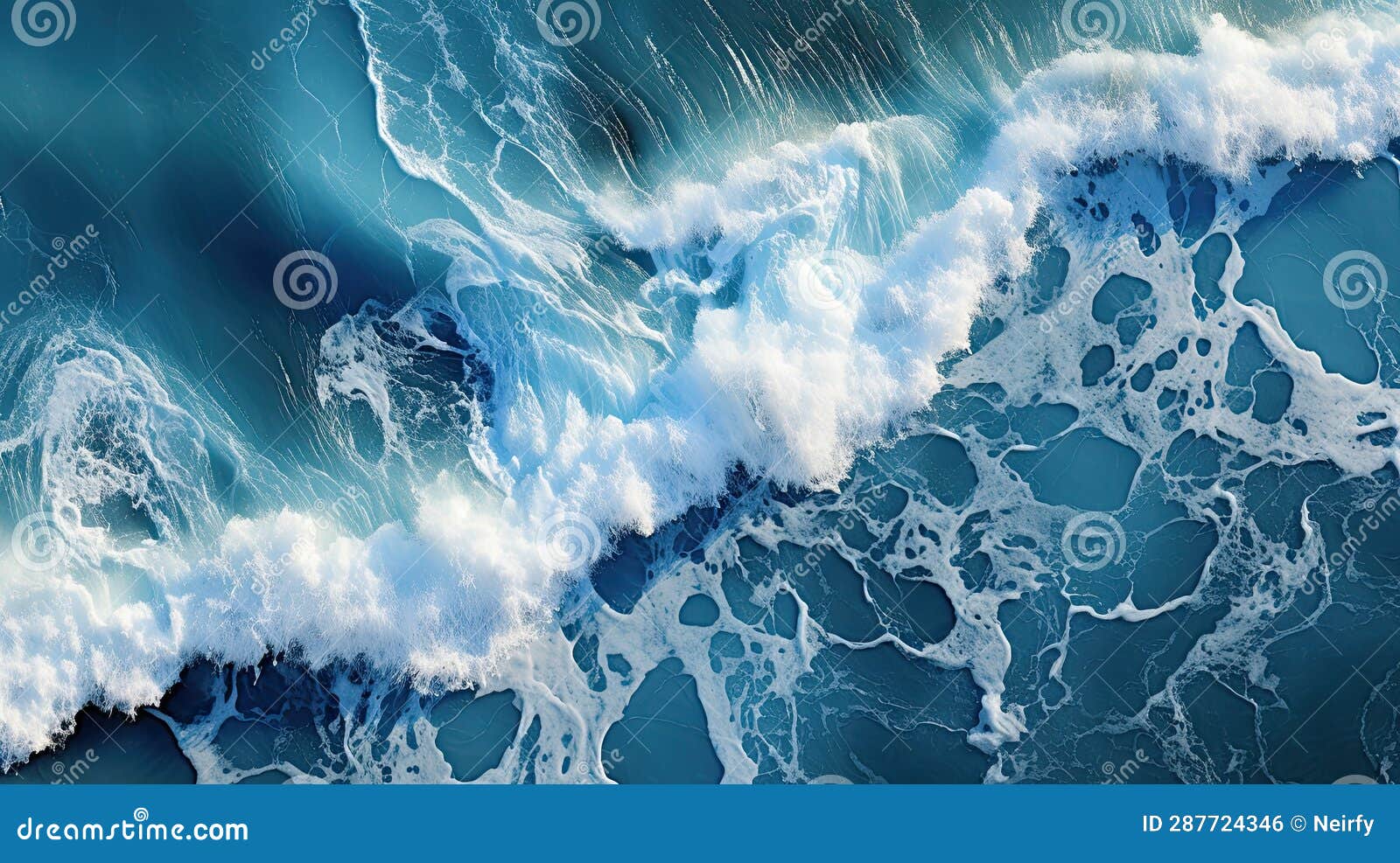 Sea waves crushing stock photo. Image of splashing, wave - 287724346