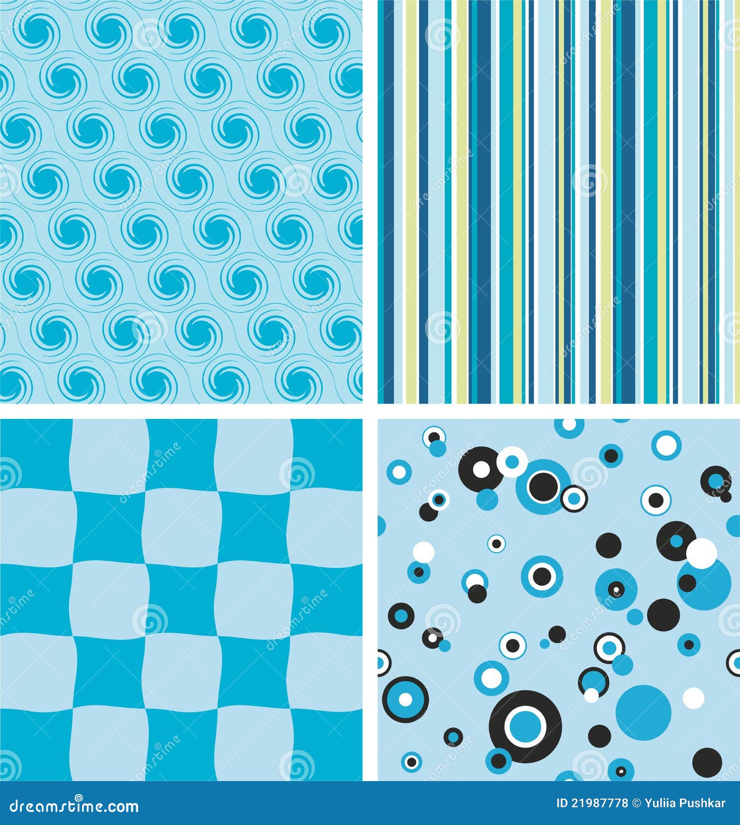 Blue seamless backgrounds stock vector. Illustration of beautiful ...