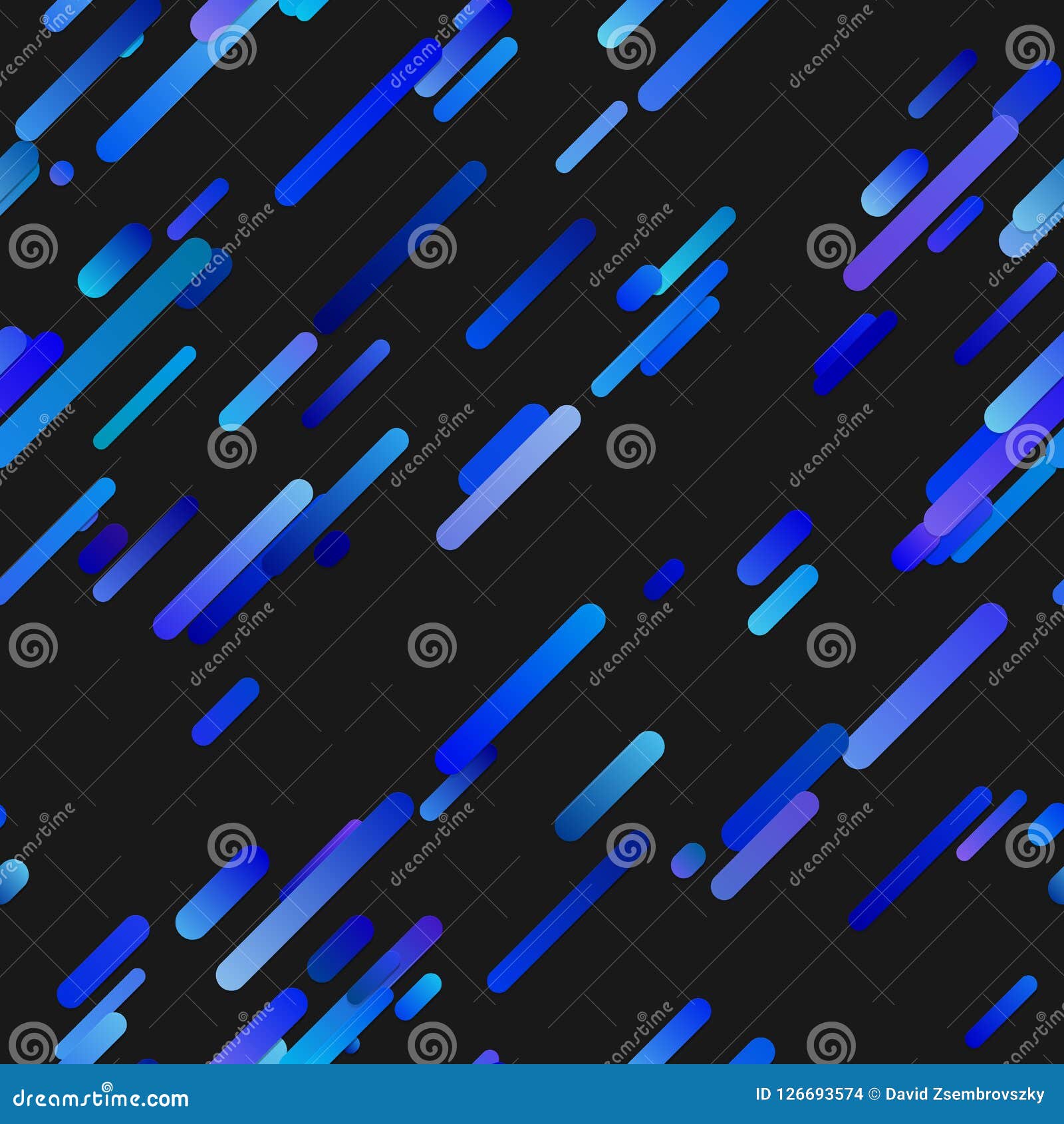 Blue Seamless Diagonal Gradient Stripe Background Pattern - Trendy ...