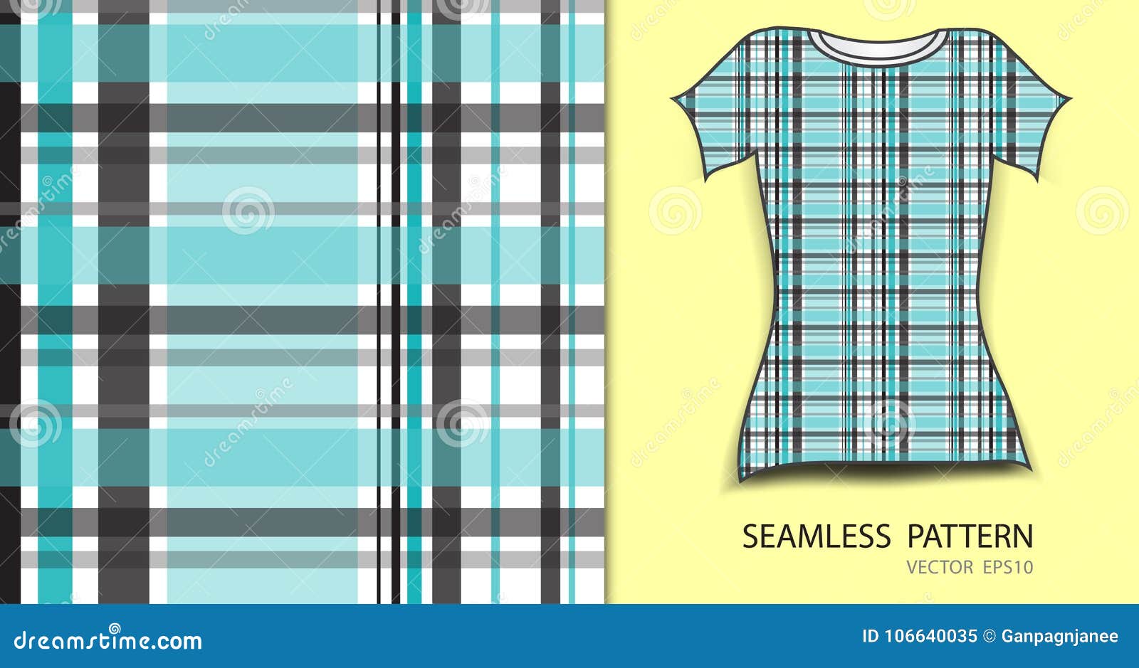 Blue Seamless Pattern Vector Illustration, T-shirt Design, Fabric ... Blue Seamless Pattern Vector Illustration, T-shirt Design, Fabric ...