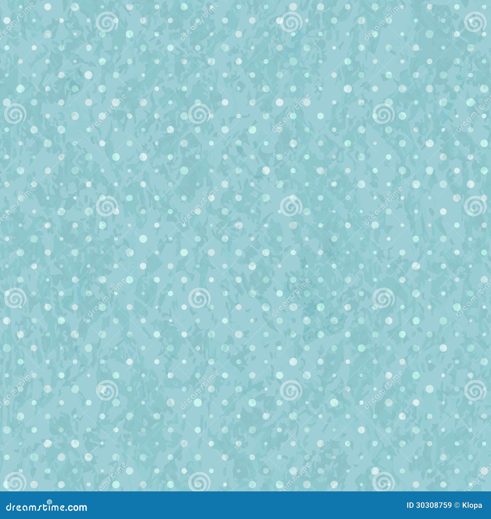 Blue Seamless Polka Dot Old Pattern Stock Illustration - Illustration ...