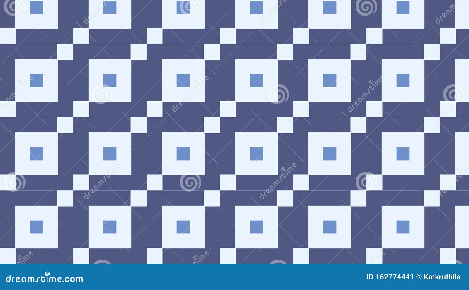 Blue Seamless Square Pattern Illustrator Stock Vector - Illustration of ...