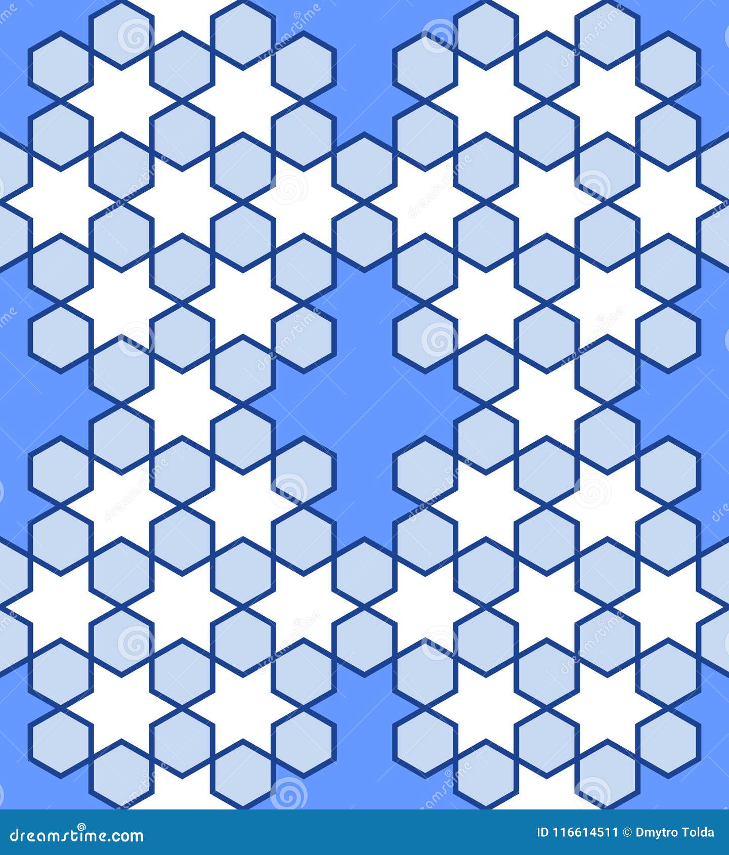 Blue Seamless Stellar Pattern Stock Vector - Illustration of screen ...