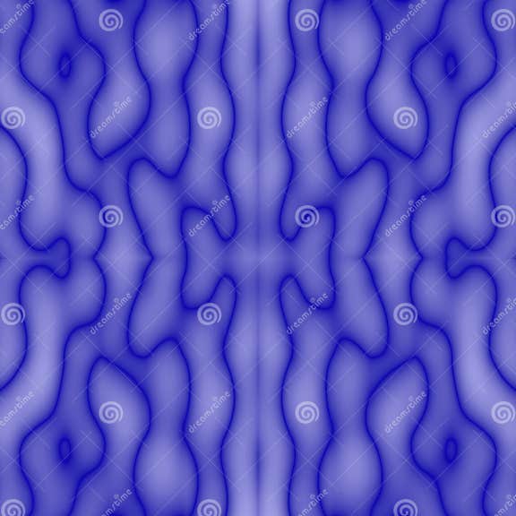Blue Seamless Texture. Blue Abstraction with Blurred, Symmetrical ...