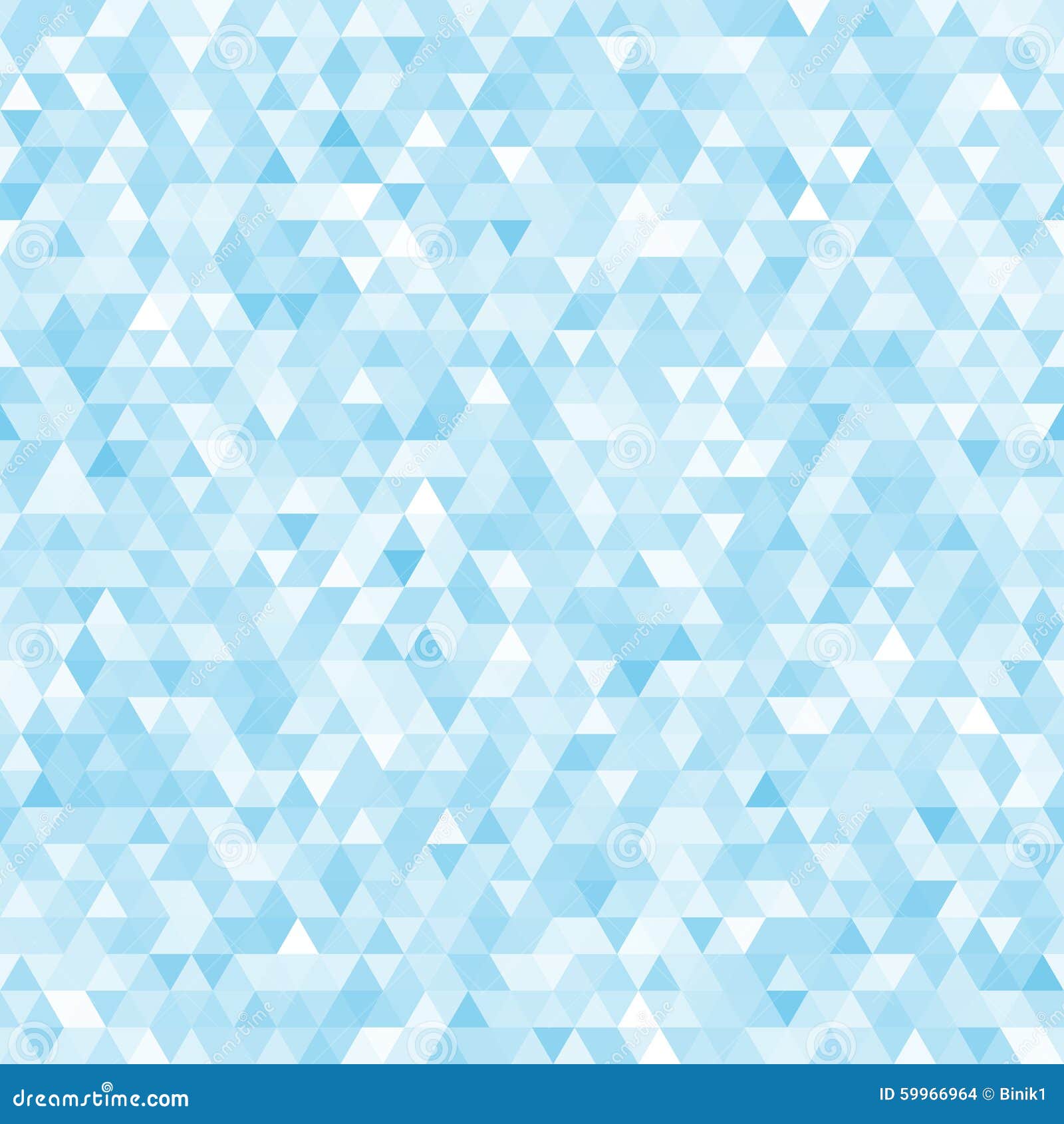 Blue Seamless Triangle Mosaic Background Stock Vector - Illustration of ...