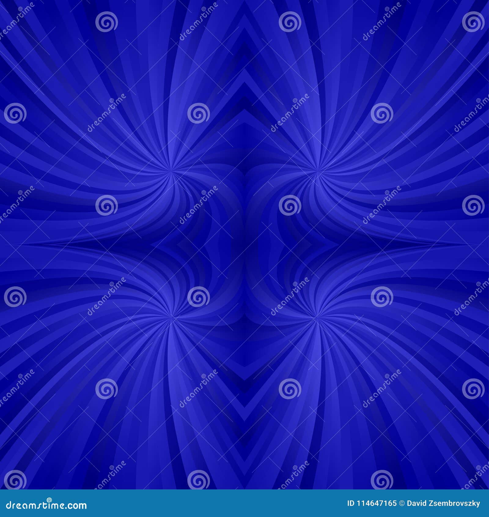 Blue Seamless Twirl Background Stock Vector - Illustration of abstract ...