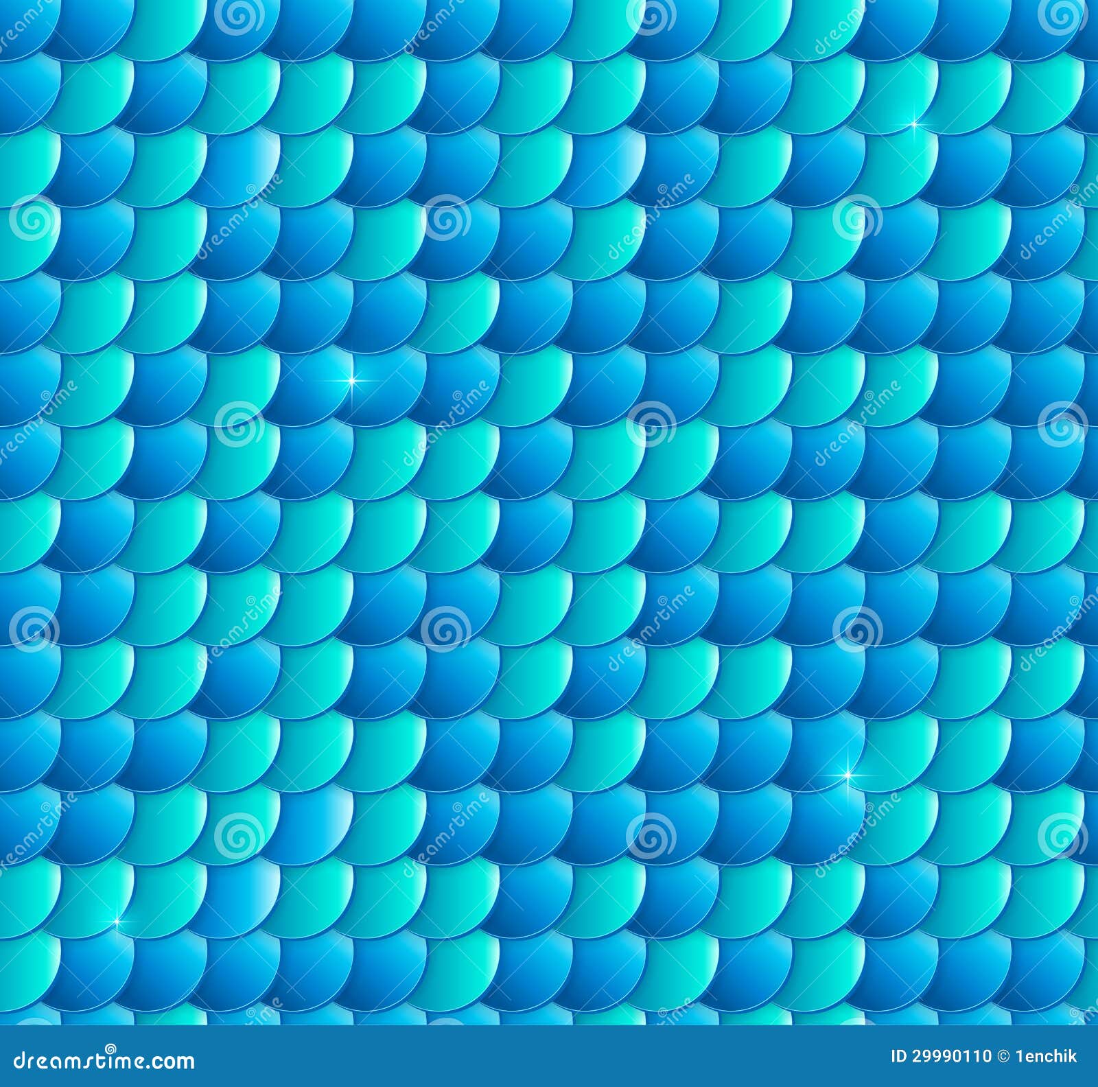 Blue Seamless Vector Fish Skin Stock Vector - Illustration of color ...