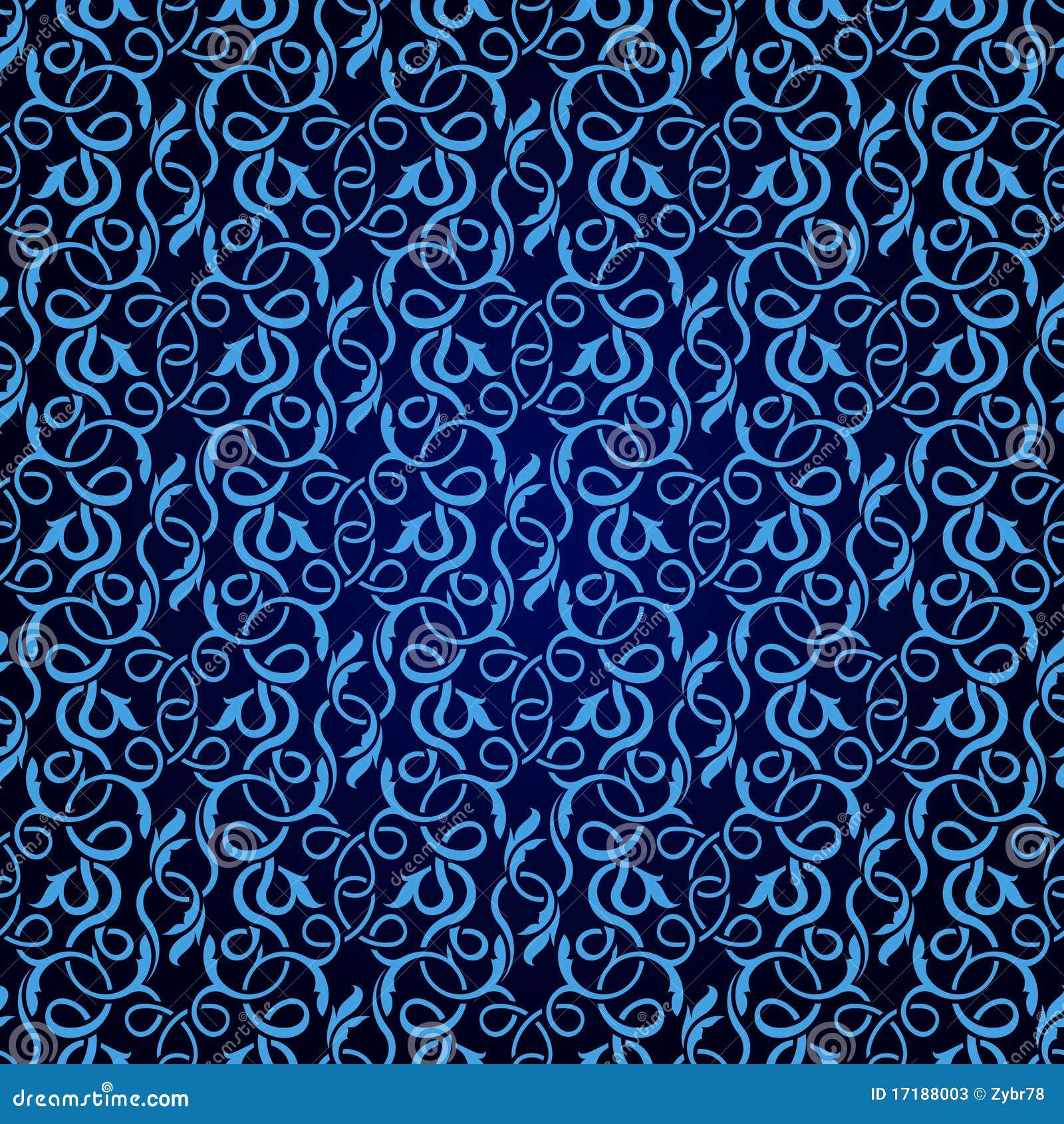Blue seamless wallpaper stock vector. Illustration of drapery - 17188003